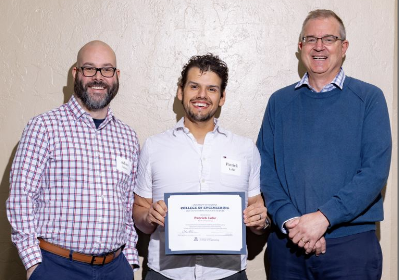 Patrick Lohr Honored as Outstanding Graduate in Chemical Engineering ...